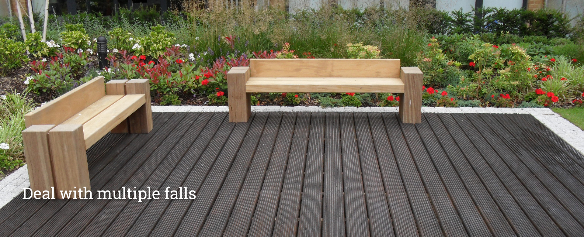 An image showing a high quality decking area - Wallbarn