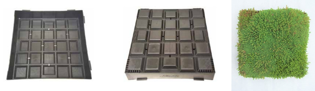 M-Tray module recycled plastic - Wallbarn
