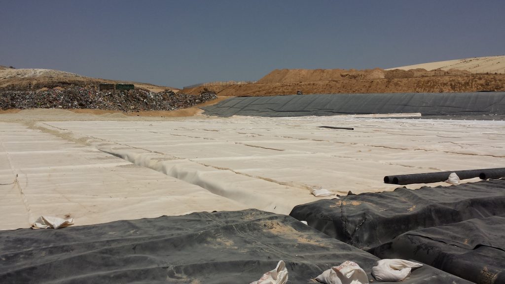 Polypropylene virgin fibre high tenacity geotextile PPST landfill - lining membrane 1 - Wallbarn