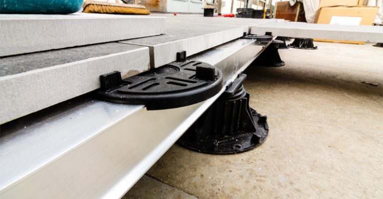 Adjustable Pedestals for Paving and Decking - Wallbarn