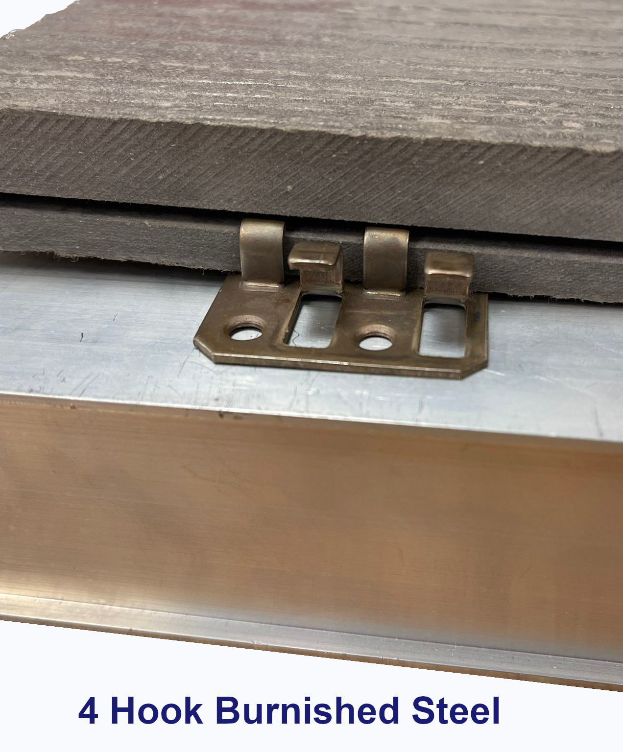 Wallbarn 4 hook burnished steel decking clip - Wallbarn