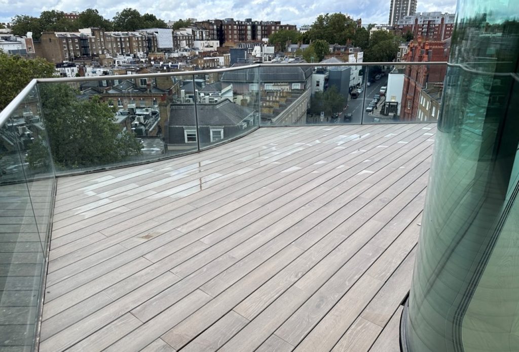 Exadeck fire rated porcelain decking system | Case Study